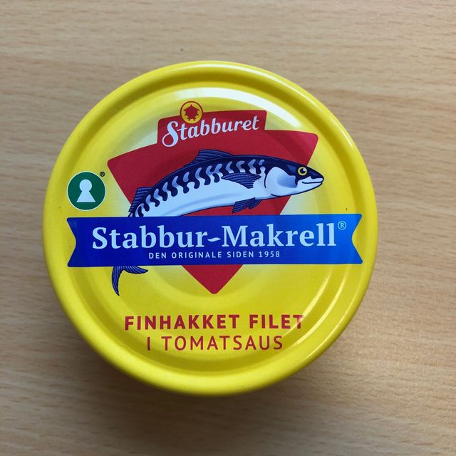 Næringsinnhold i Stabbur-Makrell Finhakket filet i tomatsaus (Rund Boks)
