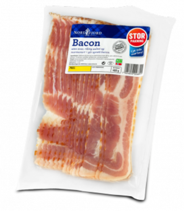 Næringsinnhold i Bacon uten svor