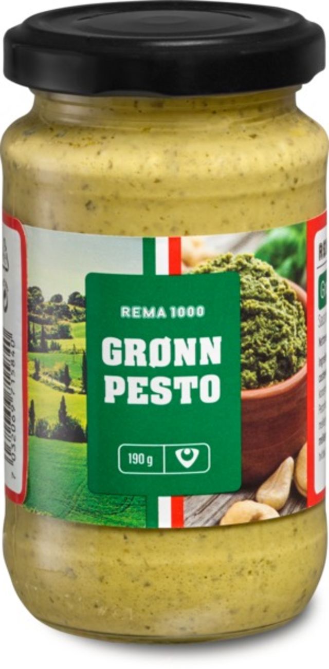 Næringsinnhold i Grønn pesto
