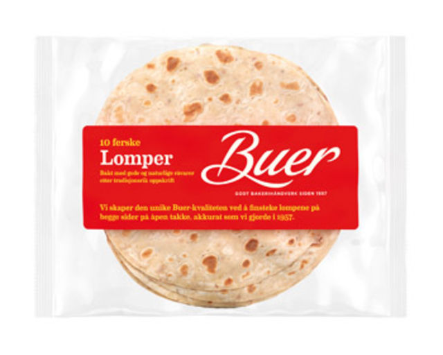 Næringsinnhold i Lomper